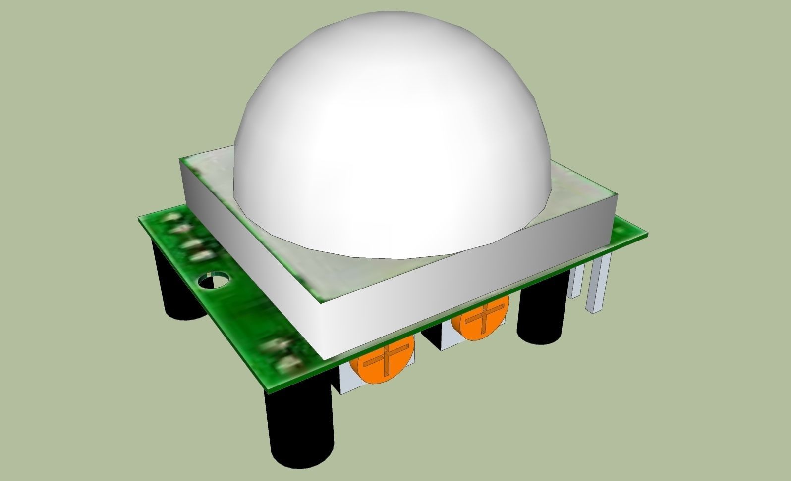 PIR Module free 3D model | CGTrader