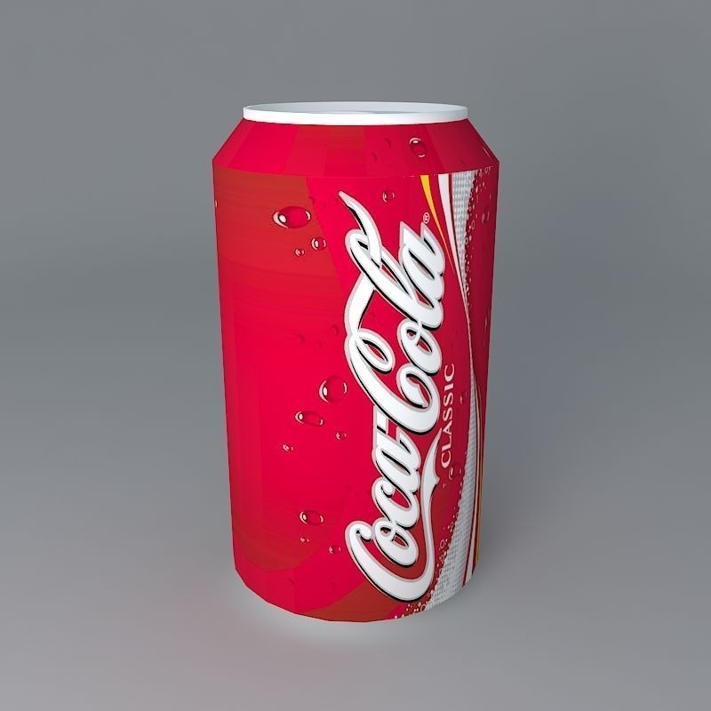 Coke can free 3D model | CGTrader