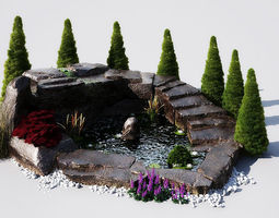 Pond 3D Models | CGTrader