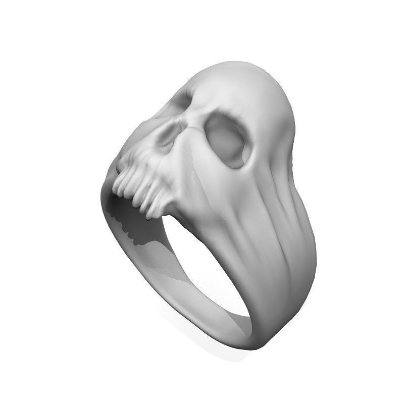 Scary Skull Ring 3D model | CGTrader