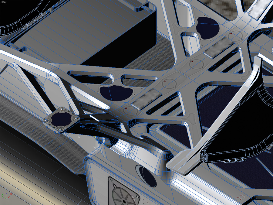 Circum Lunar Accelerator Rail 3D model animated rigged | CGTrader