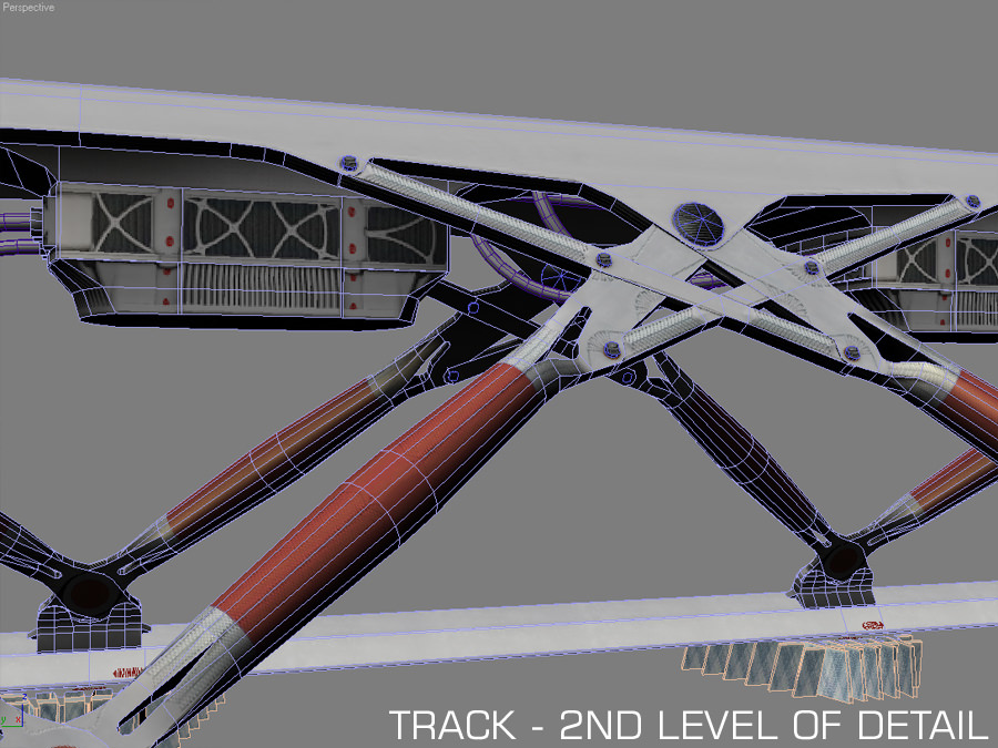 Circum Lunar Accelerator Rail 3D model animated rigged | CGTrader