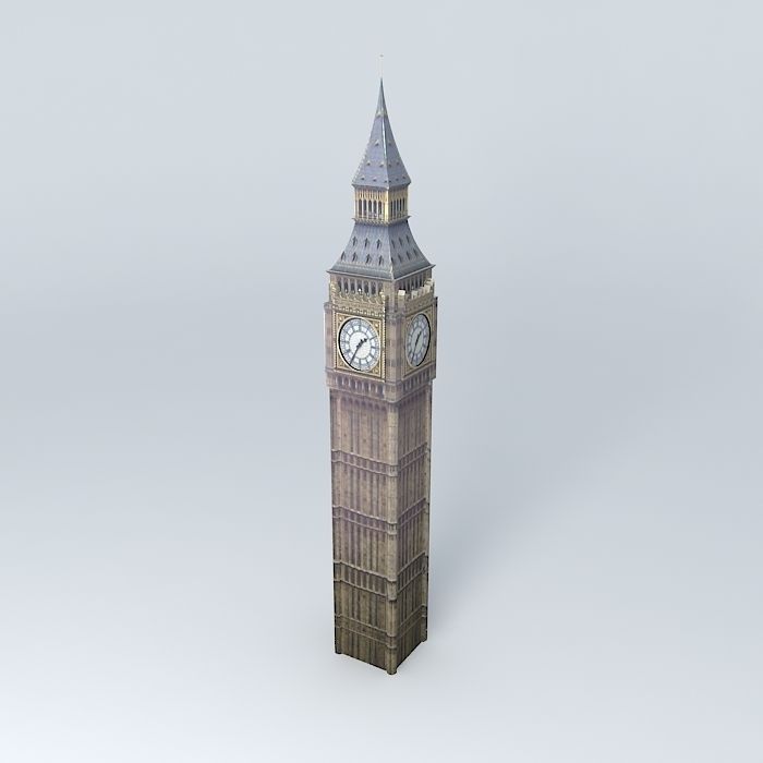 Westminster Clock Tower (Big Ben), London free 3D model | CGTrader