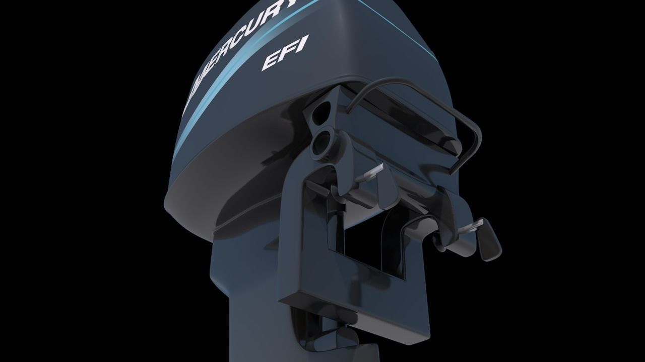 3D model Sea Cat Center Console Outboard Fishing Boat VR / AR / low ...