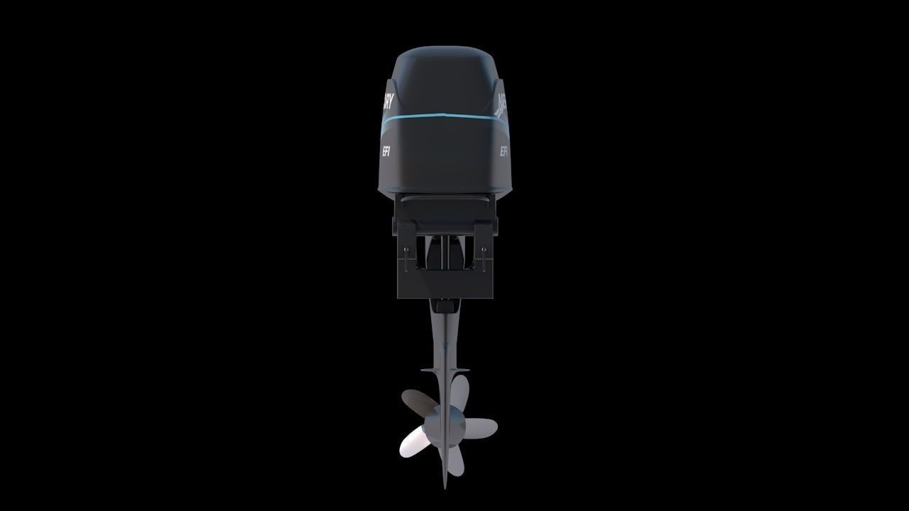 3D model Sea Cat Center Console Outboard Fishing Boat VR / AR / low ...