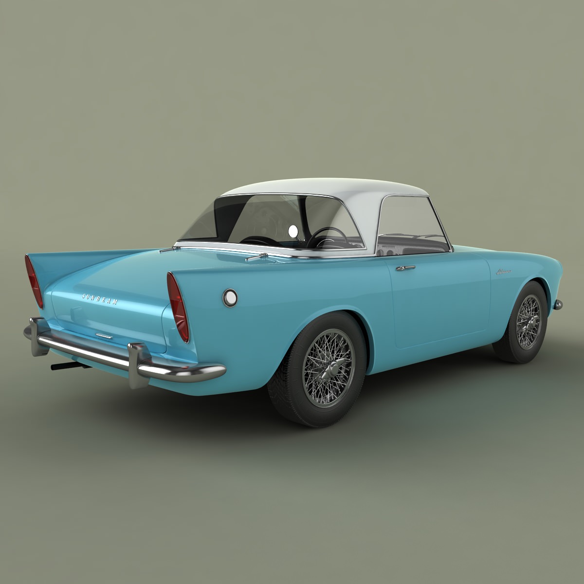 Sunbeam Alpine Series 1 3D model | CGTrader