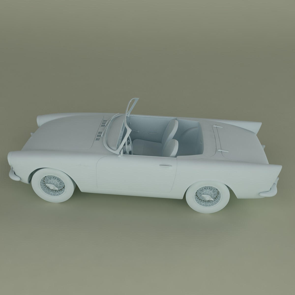 Sunbeam Alpine Series 1 3D model | CGTrader