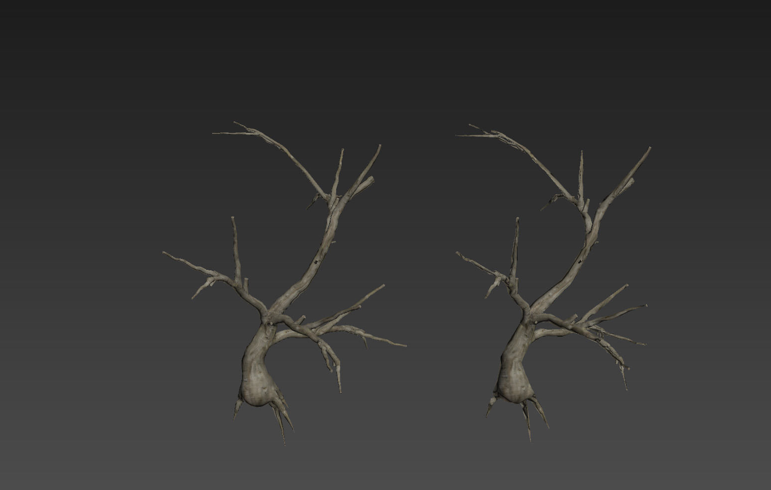 3D model 10 Old Spooky Tree Models For AAA And Mobile Games VR / AR ...