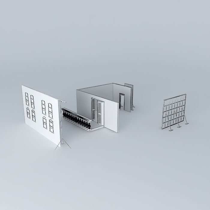 Film set 3D model | CGTrader