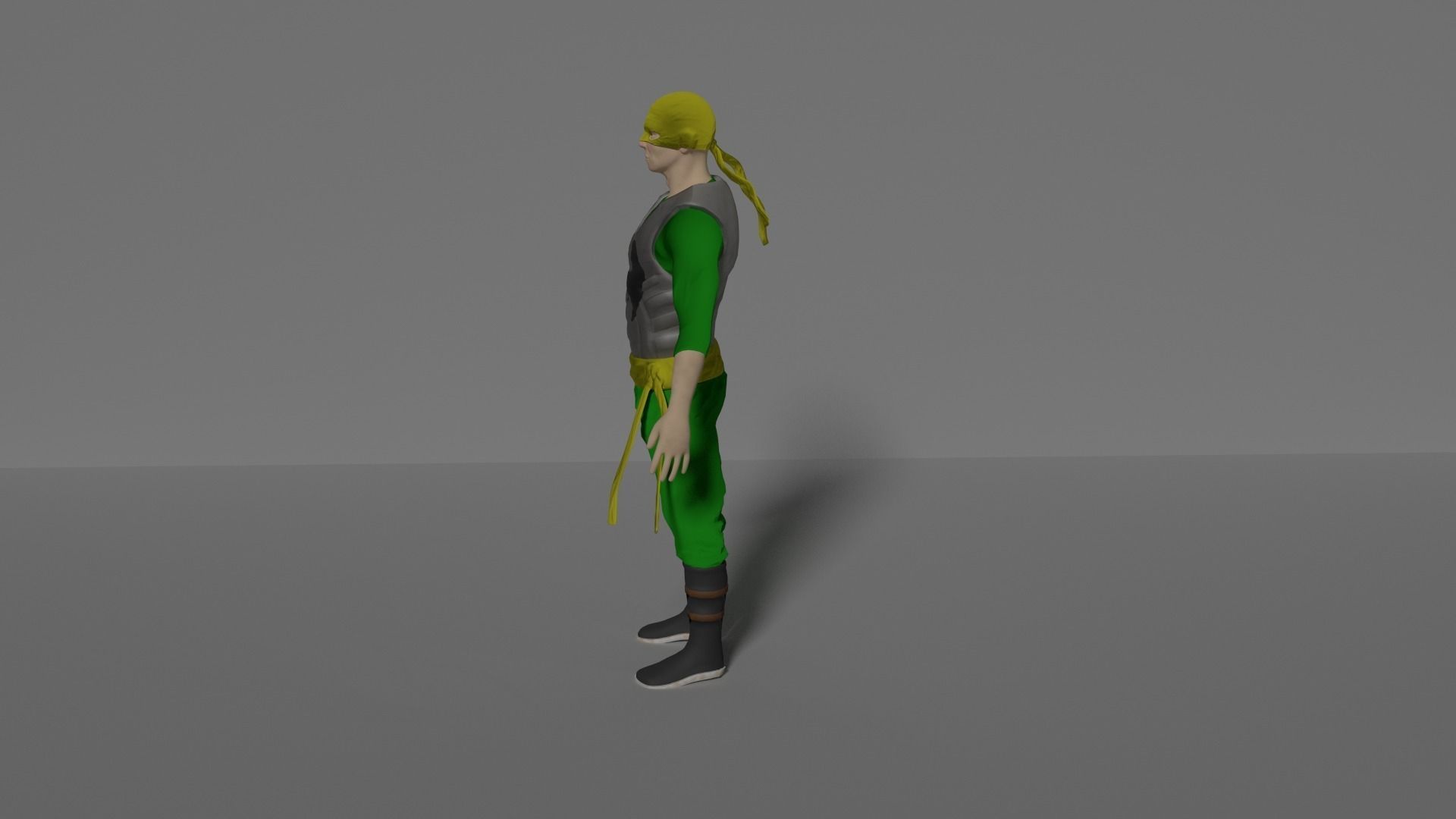 Iron Fist free VR / AR / low-poly 3D Model OBJ MTL | CGTrader.com