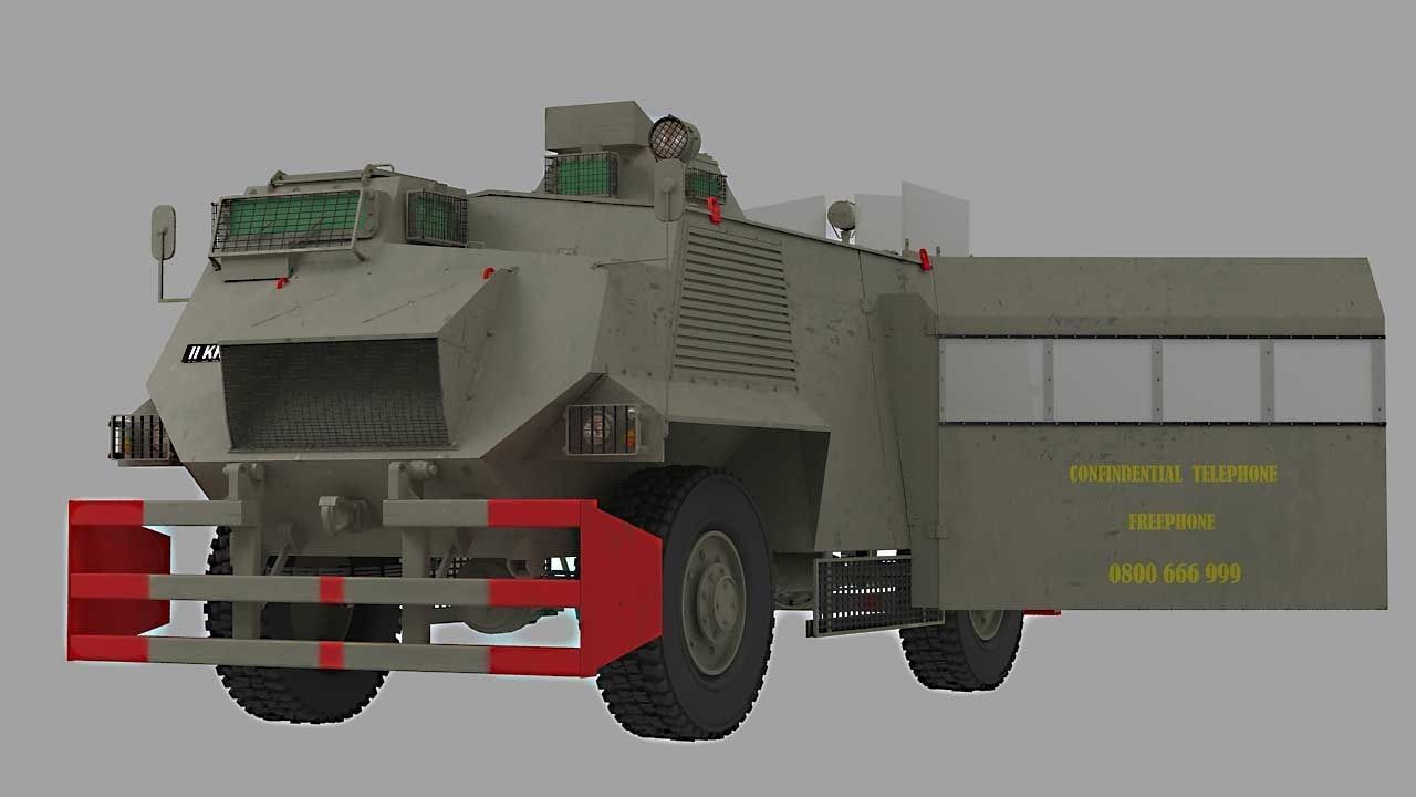 AT 105 SAXON PATROL - NORTHERN IRELAND 3D model | CGTrader