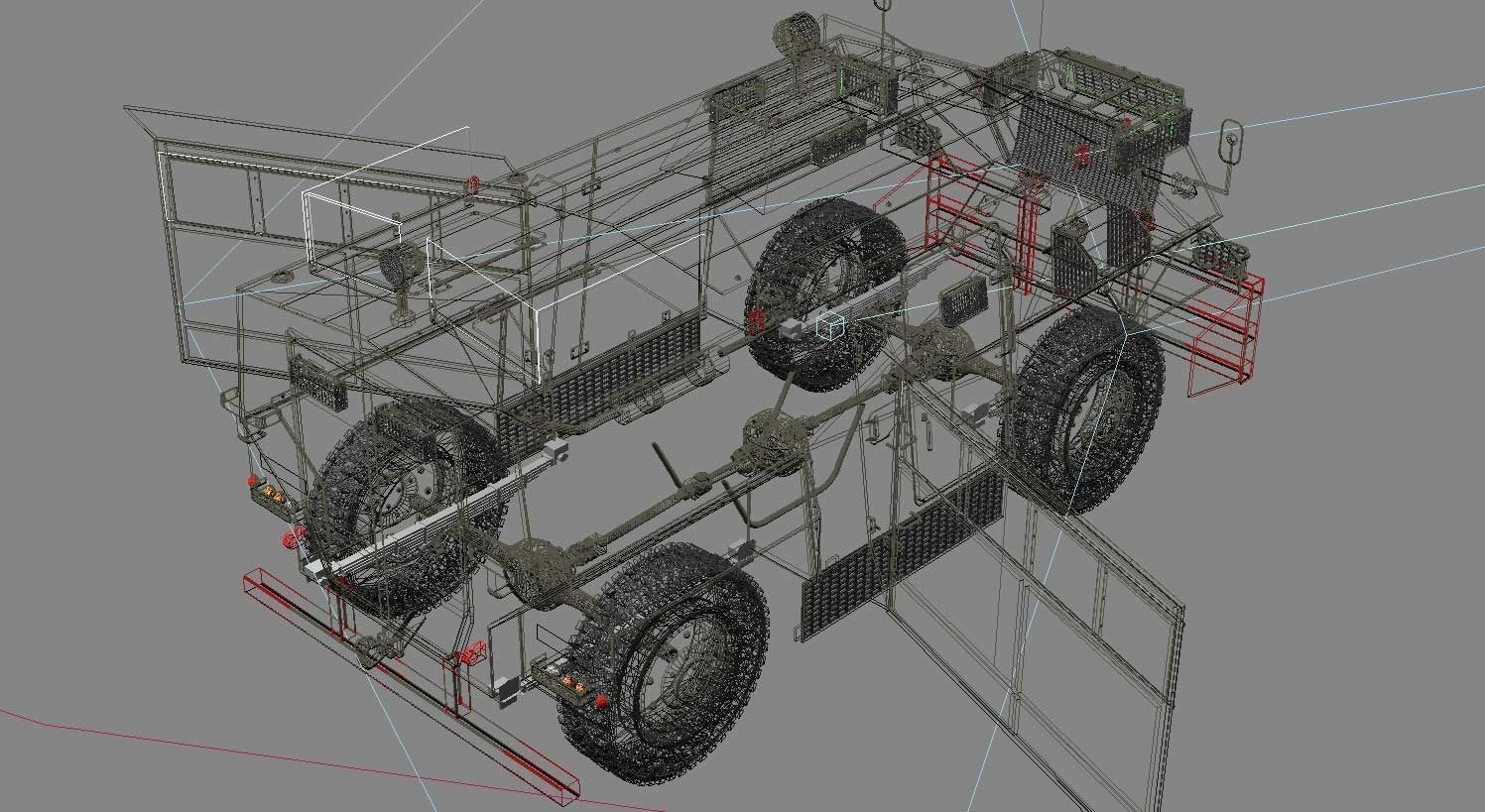 AT 105 SAXON PATROL - NORTHERN IRELAND 3D model | CGTrader