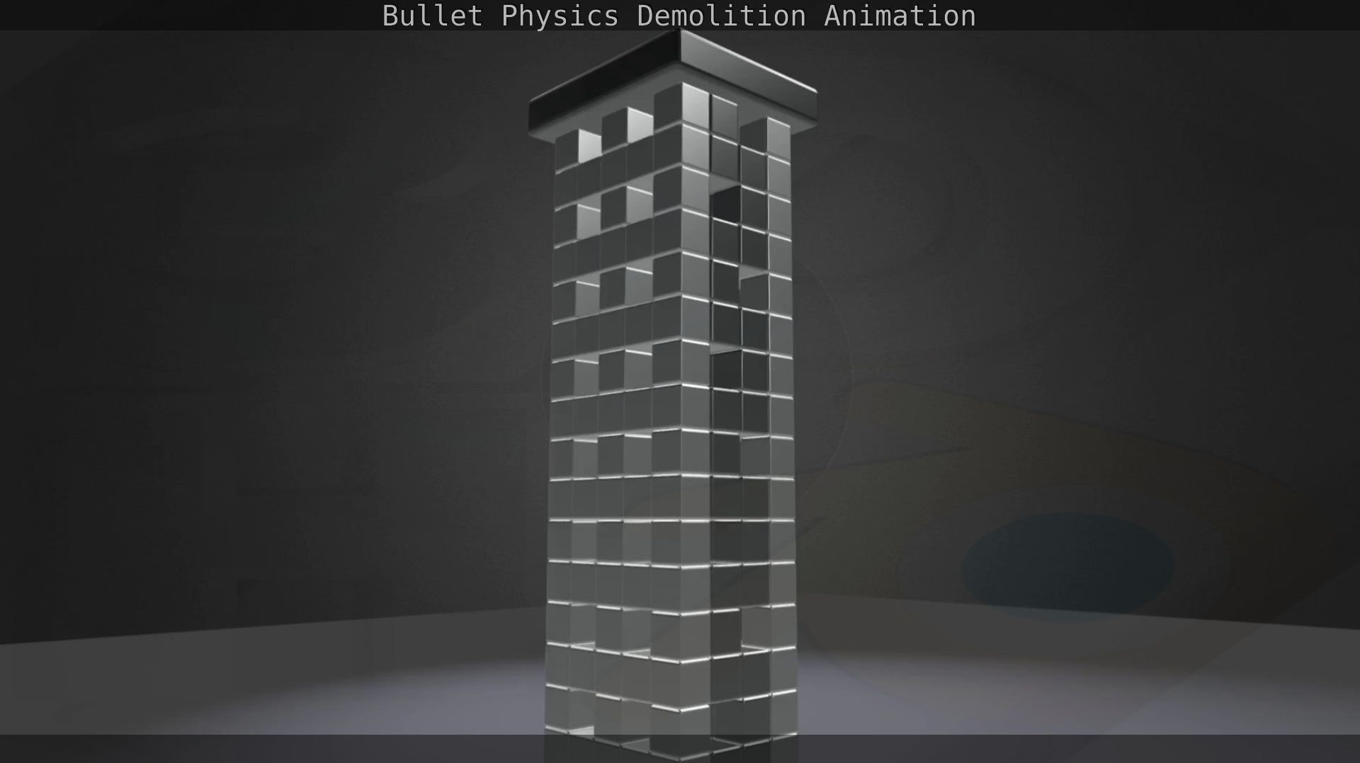 Bullet Physics Demolition Animation free VR / AR / low-poly 3D model ...