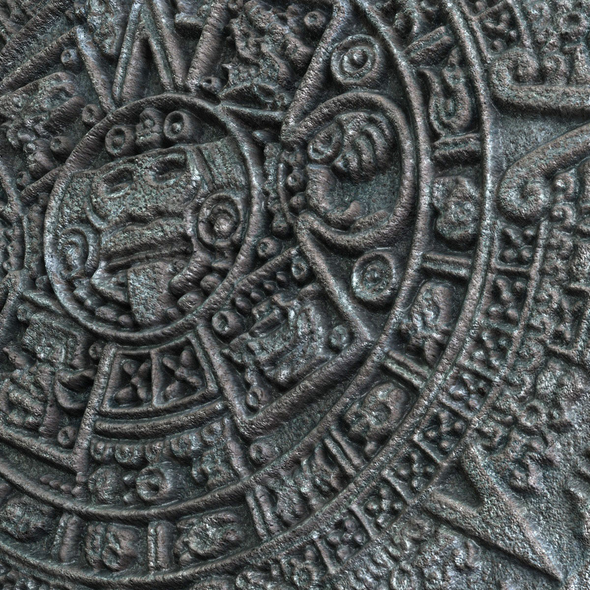 Realistic Aztec Calendar 3D model | CGTrader