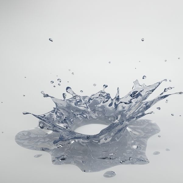 Splash 14 water 3D model | CGTrader