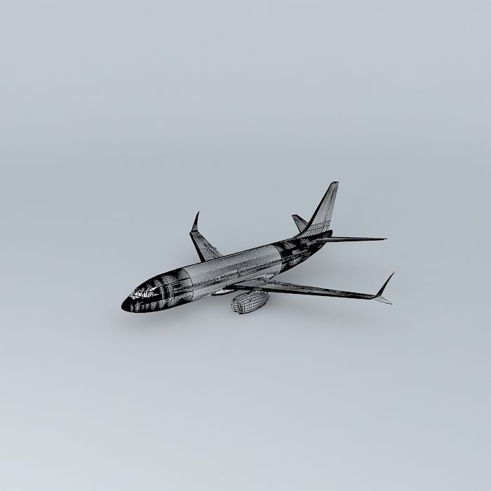 Template - Boeing 737 Max 7 free 3D model | CGTrader