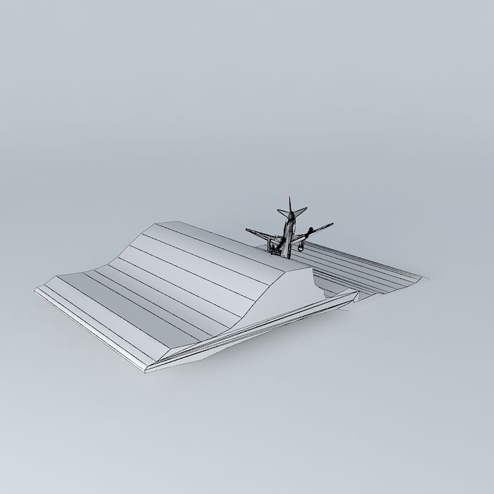 Plane Crash - Delta 666 free 3D model | CGTrader