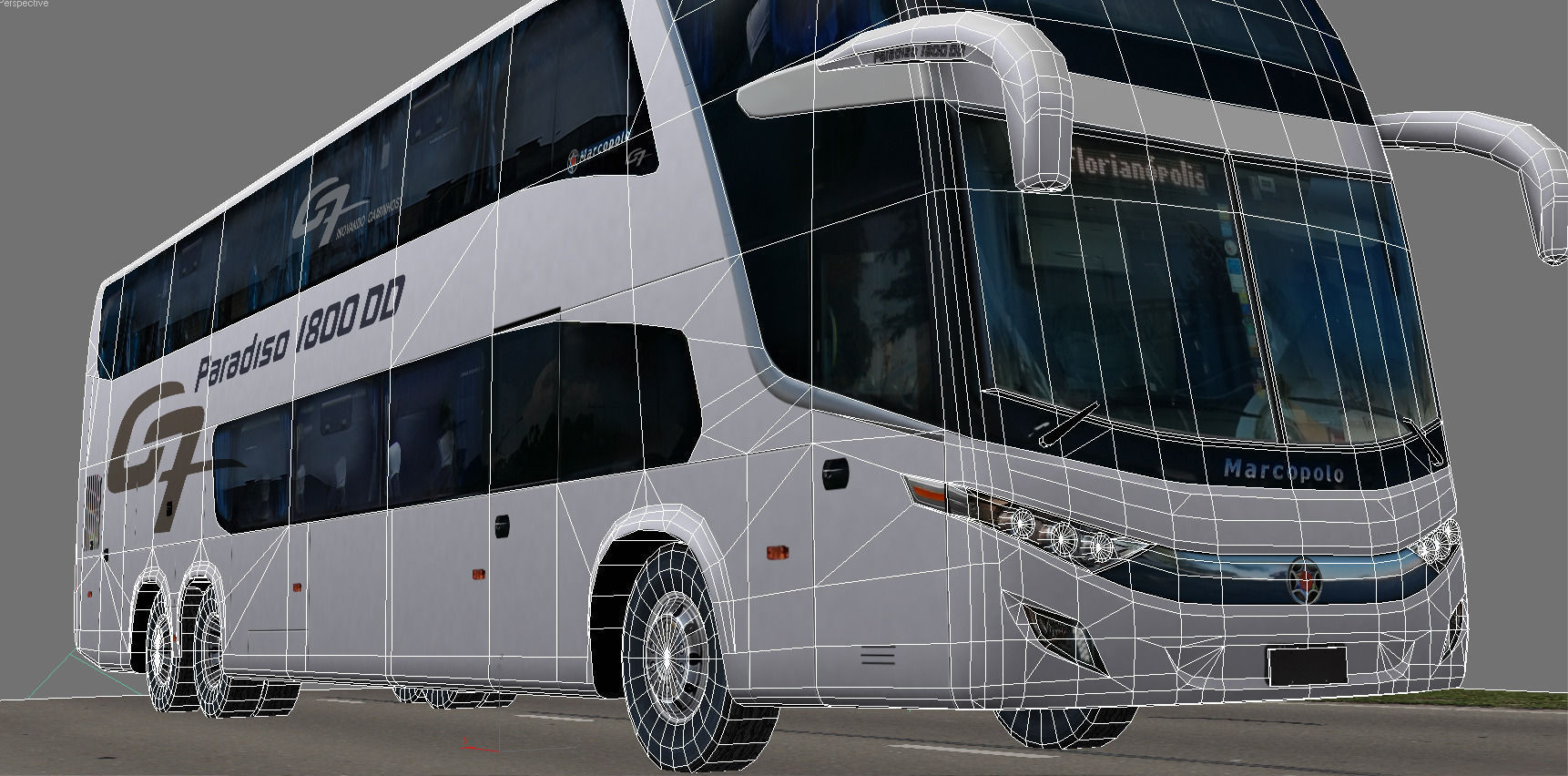 3D model Marcopolo G7 Paradiso 1800DD bus VR / AR / low-poly rigged | CGTrader