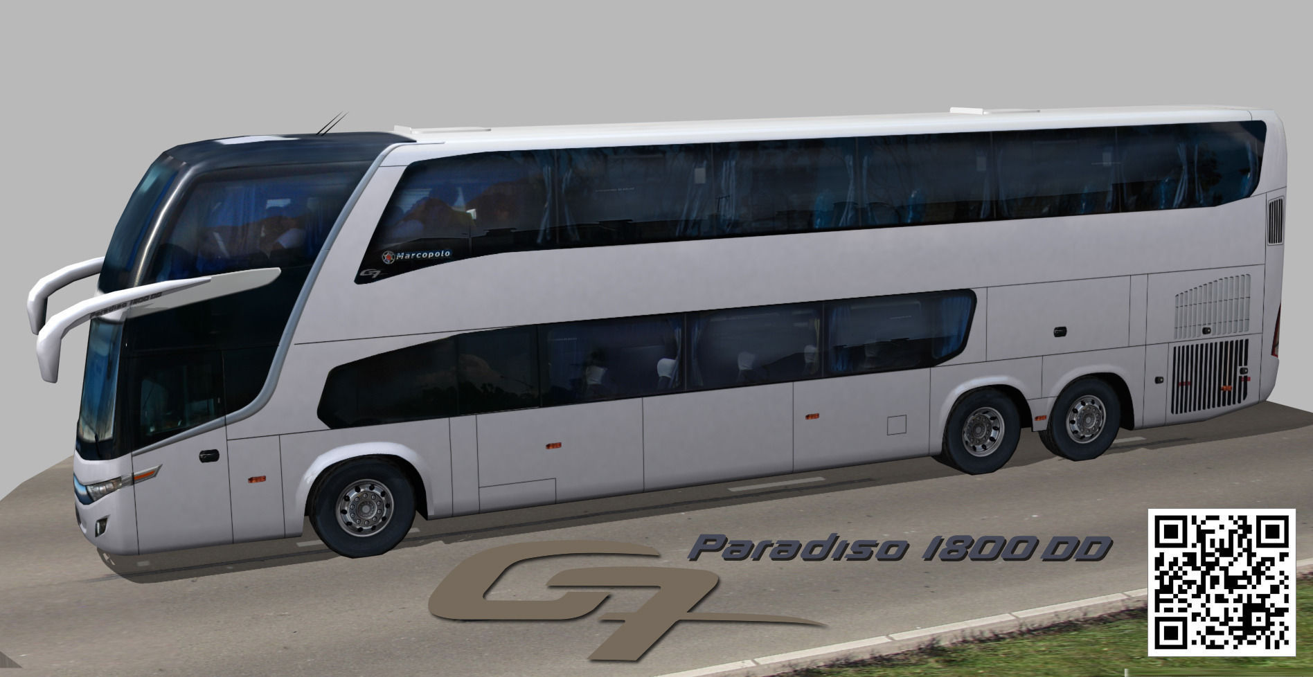3D model Marcopolo G7 Paradiso 1800DD bus VR / AR / low-poly MAX ...