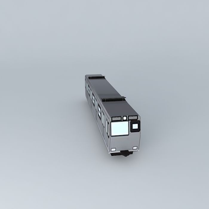 Low-poly Subway Train free 3D model | CGTrader
