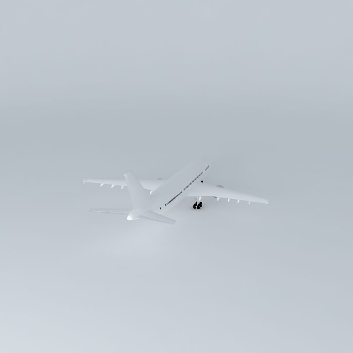 Template Airbus A300 600 free 3D model | CGTrader