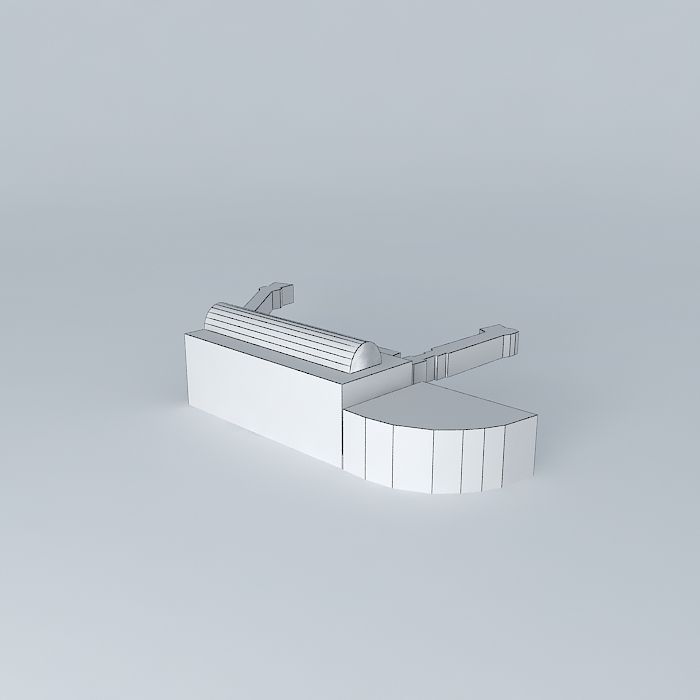 LAX AIRPORT SMALL TERMINAL 2 free 3D model | CGTrader