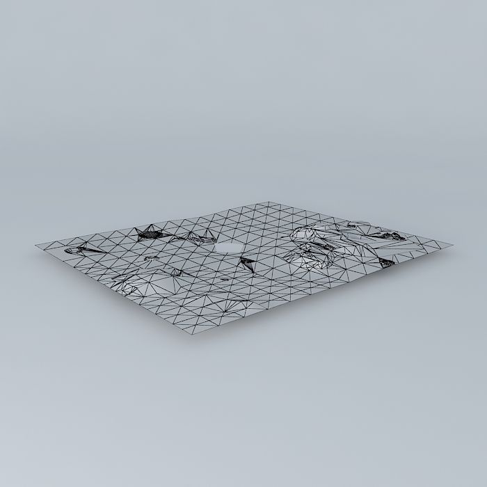 Moon Terrain Final Version free 3D model | CGTrader