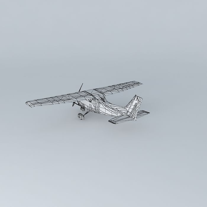 Template Cessna 152 free 3D model | CGTrader