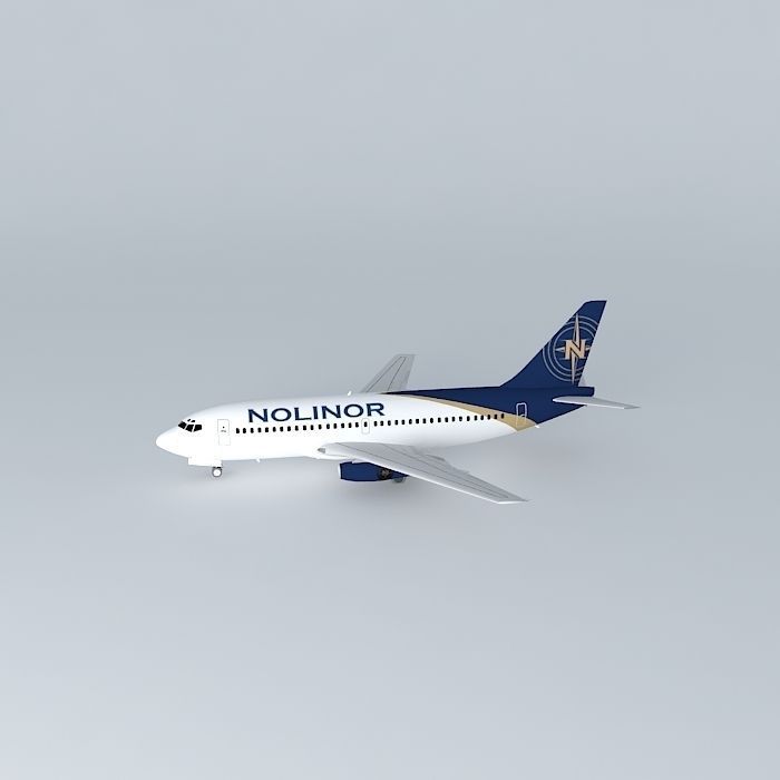 Nolinor Aviation Boeing 737 200 free 3D model | CGTrader