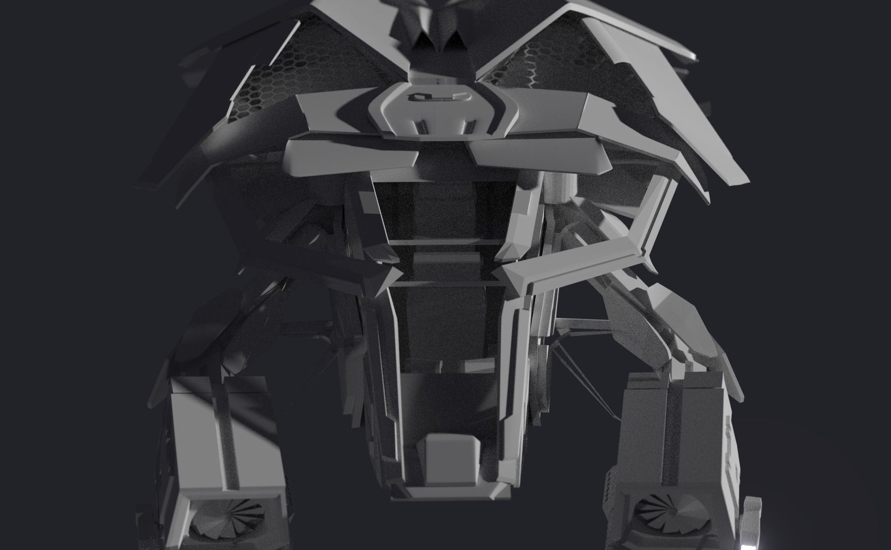 3D model THE BAT sci-fi spaceship VR / AR / low-poly | CGTrader