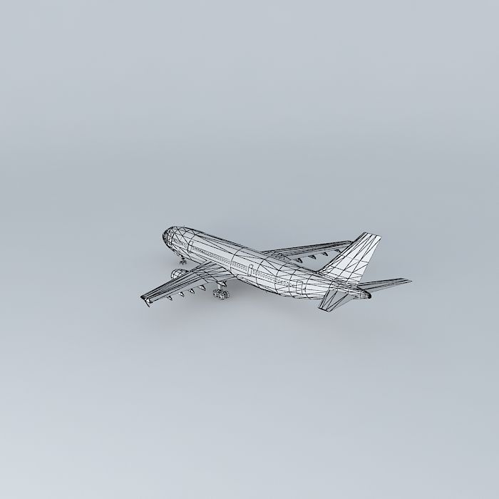 Template Airbus A300 600 REDUX free 3D model | CGTrader