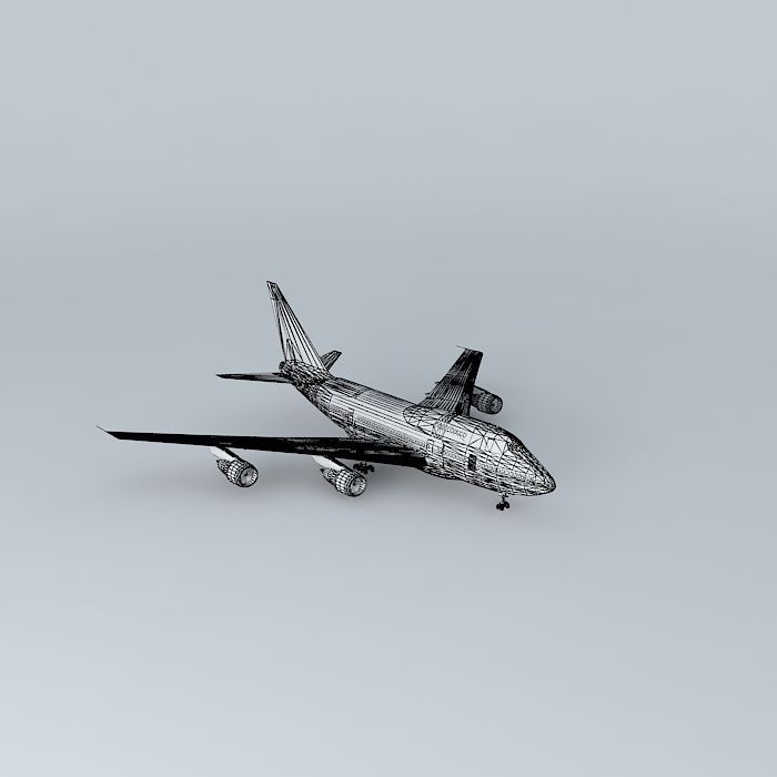 Template Boeing 747SP PW; Superfix4 free 3D model | CGTrader