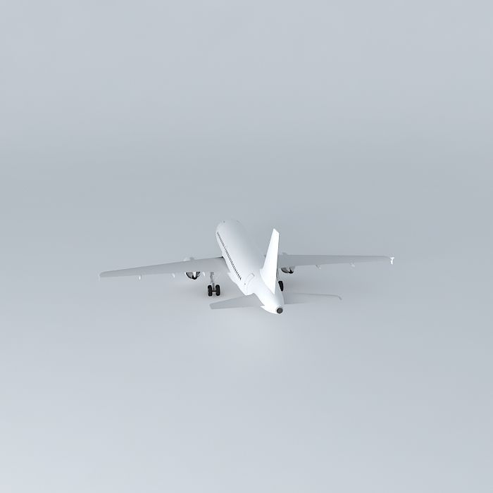 Template Airbus A319 100 v2 3D model | CGTrader