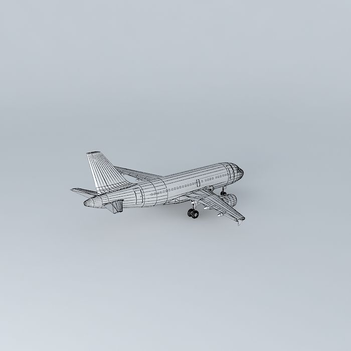 Template Airbus A318 3D model | CGTrader
