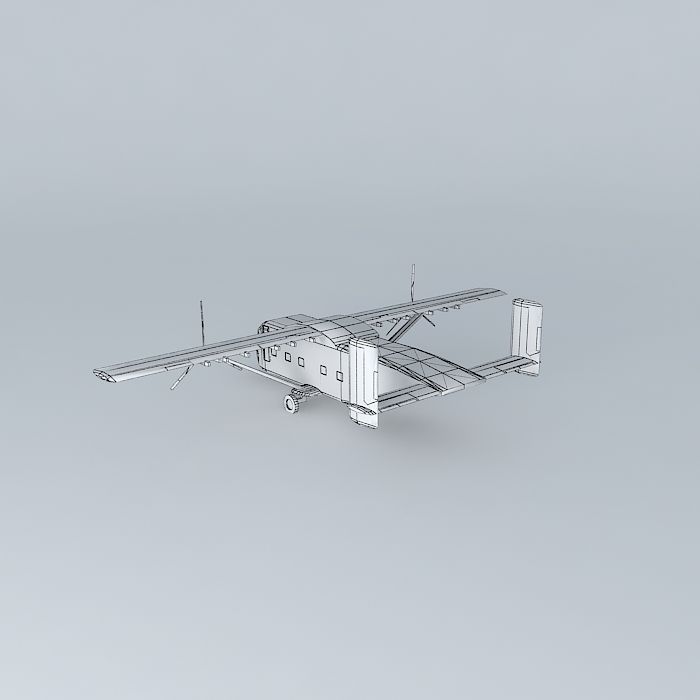 Template Short SC.7 Skyvan 3100 free 3D model | CGTrader