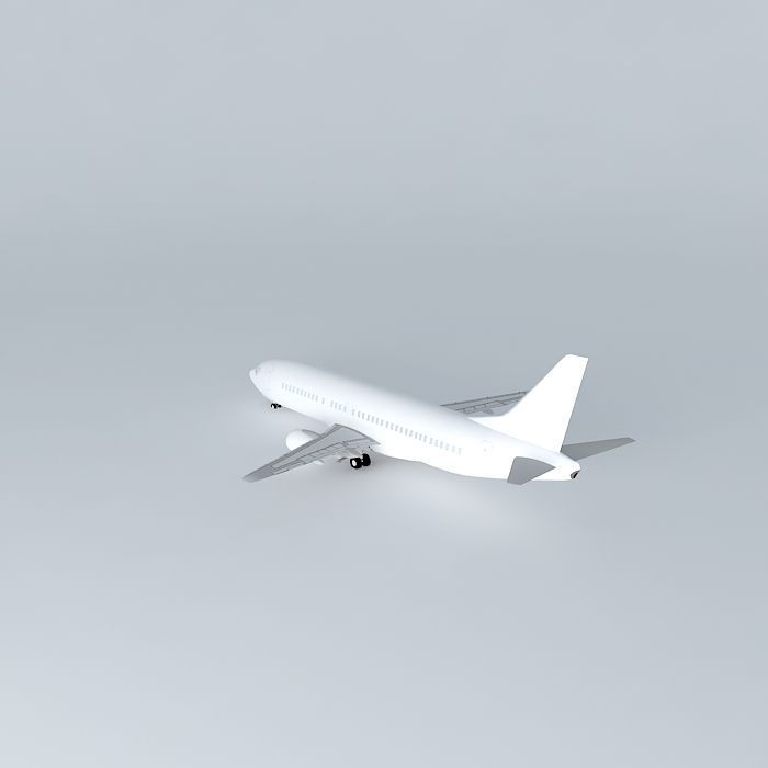 Template Boeing 737 400 737 Classic free 3D model | CGTrader
