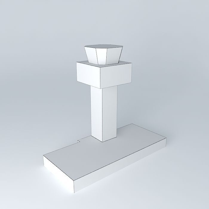 Keflavik International Airport ATC Tower free 3D model | CGTrader