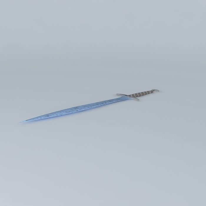 LOTR Frodo Sword free 3D model | CGTrader