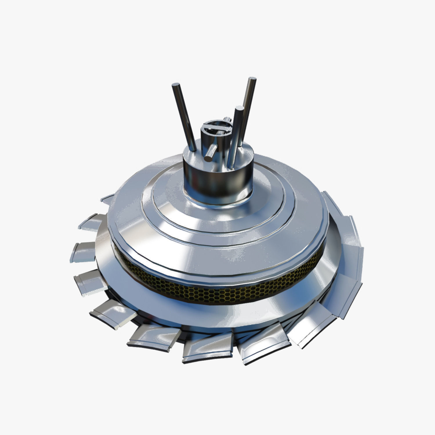 3D model Bouncing Betty Explosive VR / AR / low-poly | CGTrader