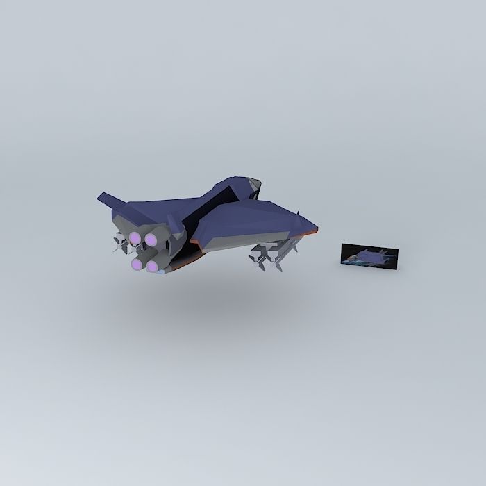 SQ Shield Fighter class free 3D model | CGTrader