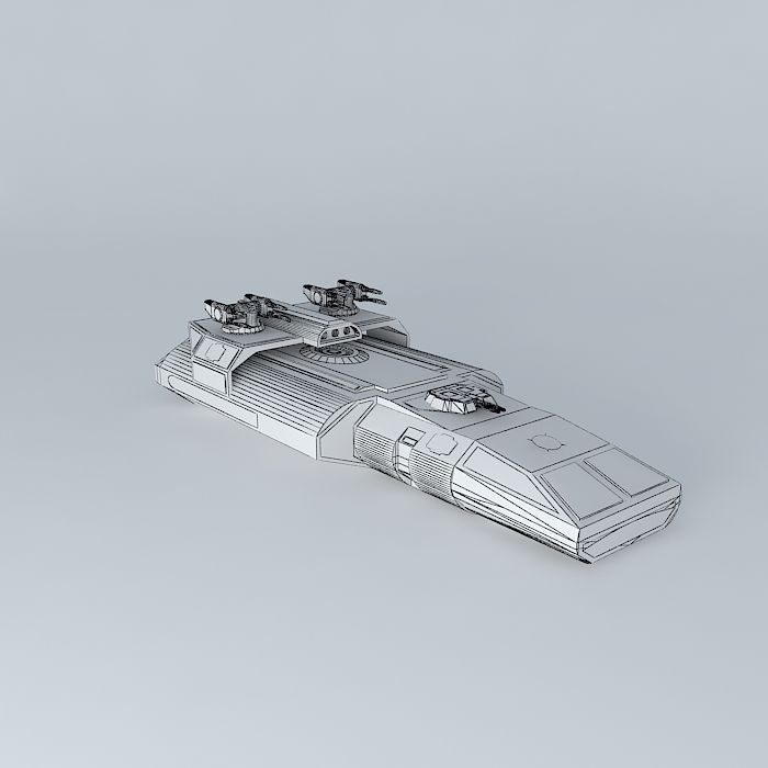 MCS Neptune M195-202 (Combat Space Shuttle Class) free 3D model | CGTrader