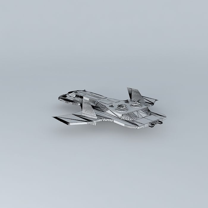 ATX41 Freyr Tauri and asgard missile destroyer class free 3D model ...