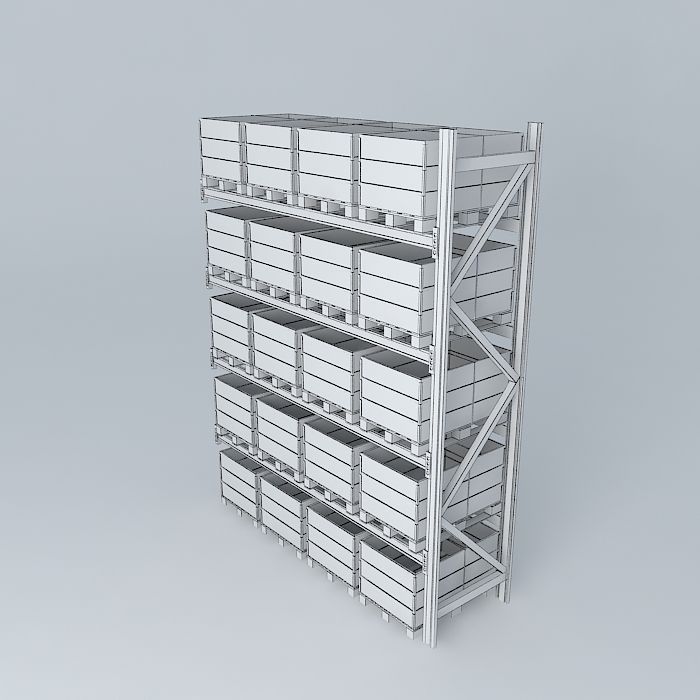 racking construction free 3D model | CGTrader