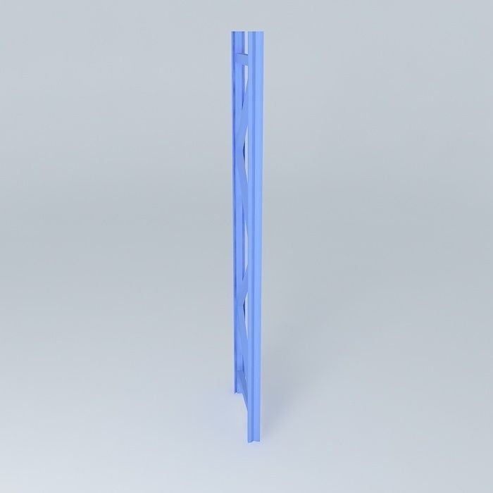 upright storage rack 3D model | CGTrader