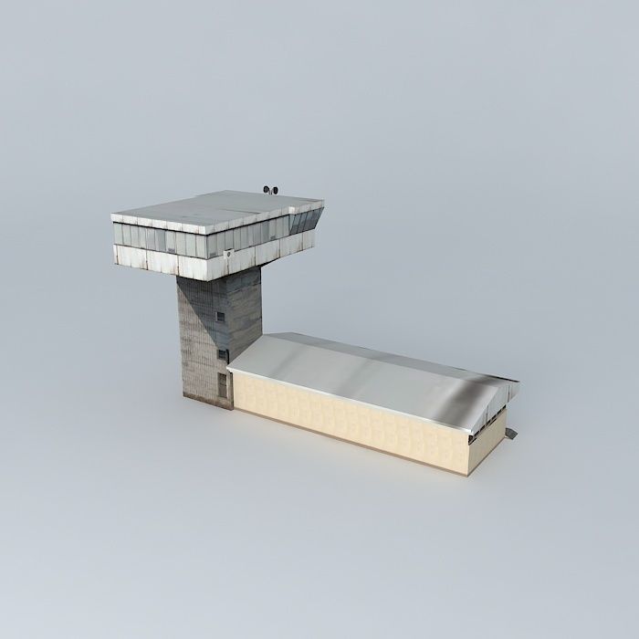 3D model Railroad Station Dispatching Tower VR / AR / low-poly | CGTrader