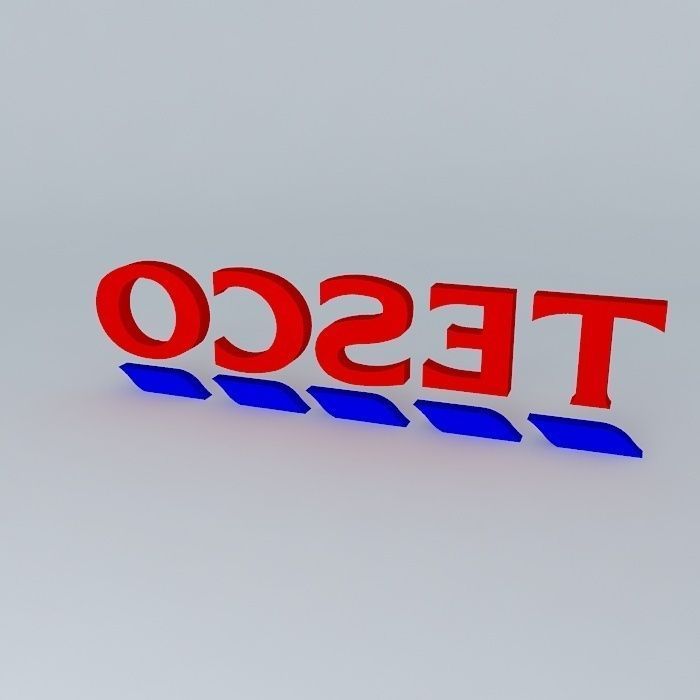 Tesco Logo 3D model | CGTrader