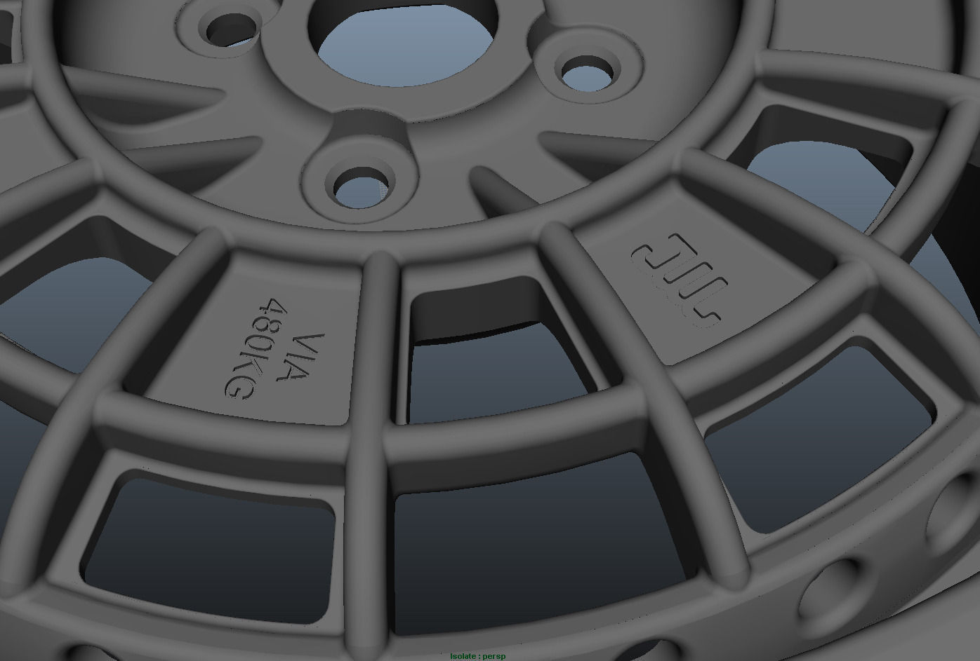 Mugen NR10R 18in JDM rare rim - RIM ONLY - 3D model | CGTrader