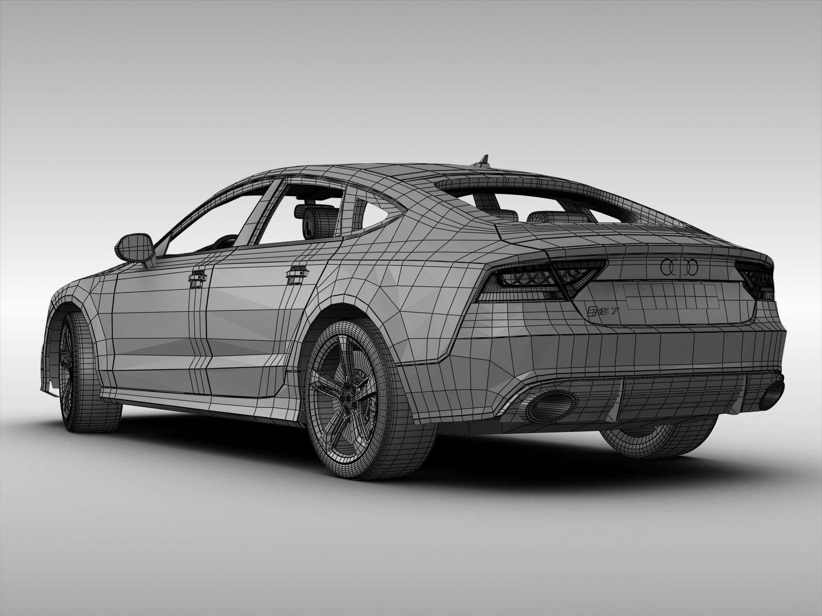 Audi RS7 Sportback 2014 3D model | CGTrader