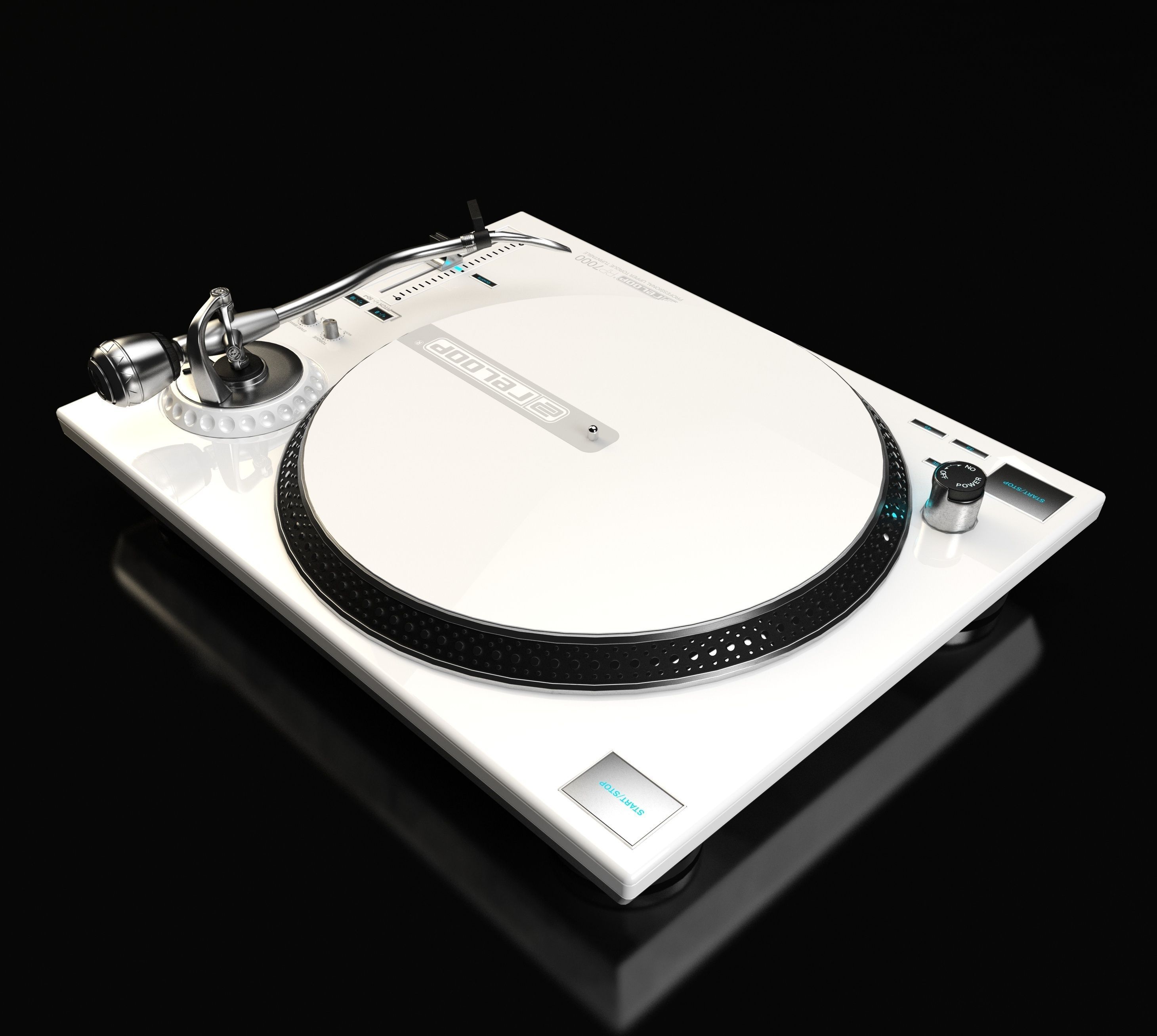 Reloop RP-7000 DJ Turntable 3D model | CGTrader