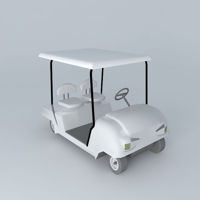 Golf Cart free 3D model | CGTrader